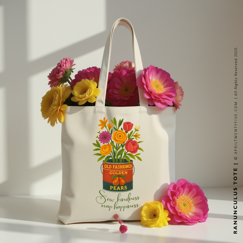 RANUNCULUS | Spring Tote by April Twenty Five – April Twenty Five