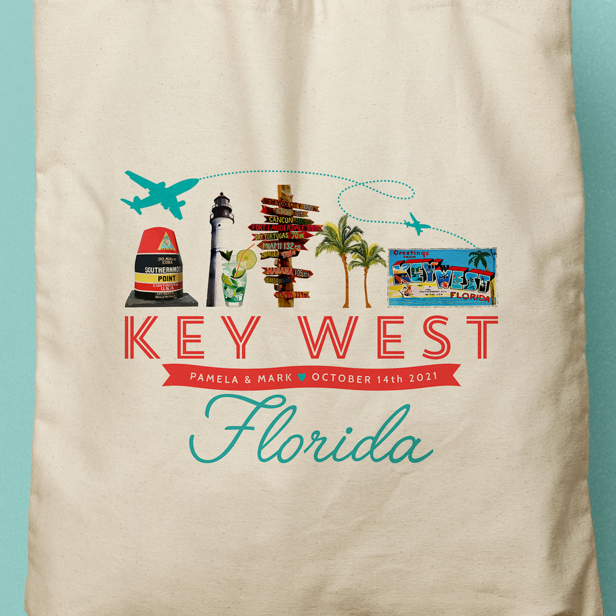 PAMELA | Key West, Florida Tote – April Twenty Five